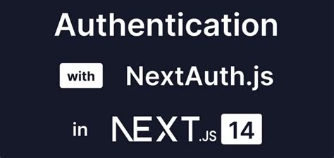 Setup And Use Nextauthjs In Nextjs 14 App Directory 2025