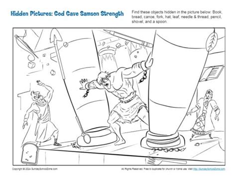 Free Samson Coloring Pages [2025]