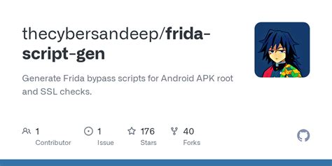 Github Thecybersandeepfrida Script Gen Generate Frida Bypass Scripts For Android Apk Root