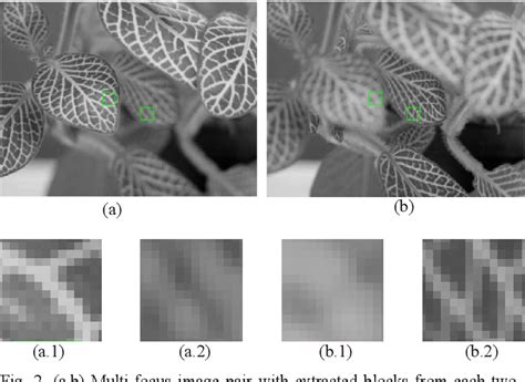 Table 2 From A Multi Focus Image Fusion Method Based On Fractal