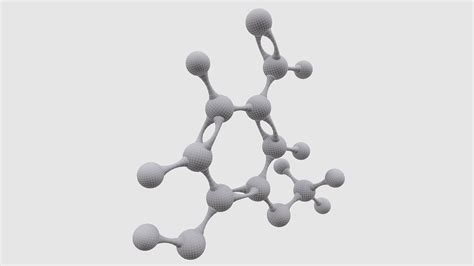 Vanillin Molecule With Pbr 4k 8k Model Turbosquid 1945649