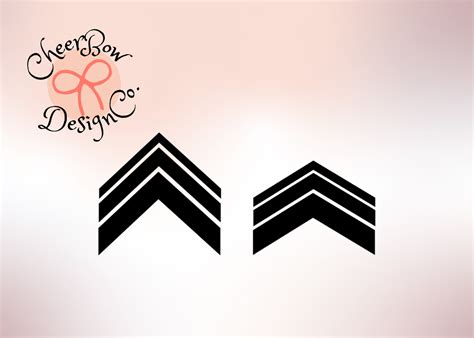 Chevron Tail Svg Cut File Instant Digital Download For 3 Cheer Hair