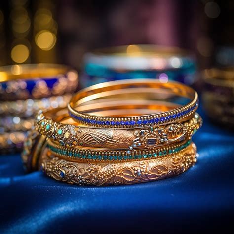 Premium Photo Indian Wedding Bangles On Background