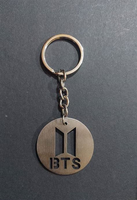 Mag Bee Bts Metal Keychain For Bts Army Korean Band Key Rings Round Key Chain Price In India