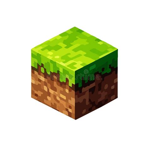 Minecraft Grass Block Texture Stock Illustrations 77 Minecraft Grass