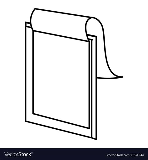 Document Board Isolated Royalty Free Vector Image