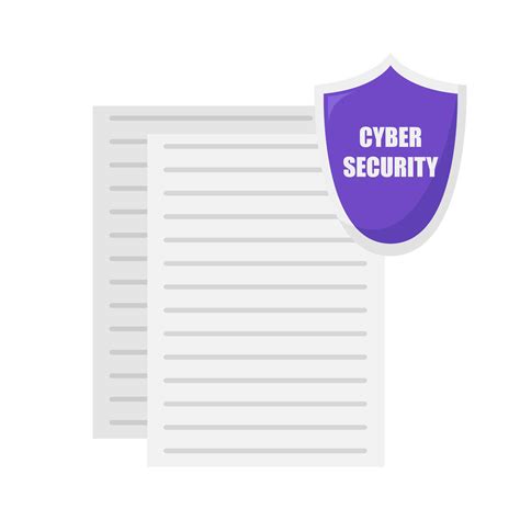 Cyber Security Document Illustration 38005252 Vector Art At Vecteezy