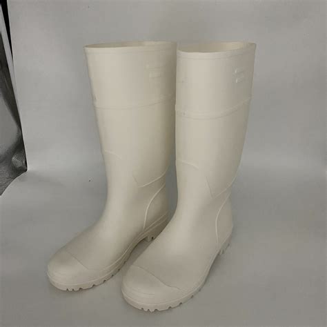 White Rubber Boots Food Industry Boots Safety Waterproof Pvc Gumboots