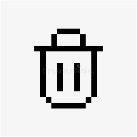 Bin Pixel Art Stock Illustrations 252 Bin Pixel Art Stock
