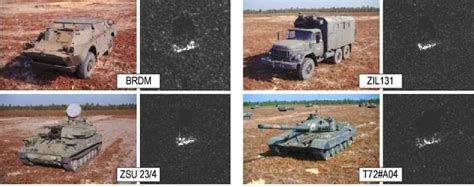 Selected Objects And Their Sar Images Used In The Learning Experiment