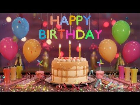 Happy Birthday Song Animation Collection Youtube Birthday Songs