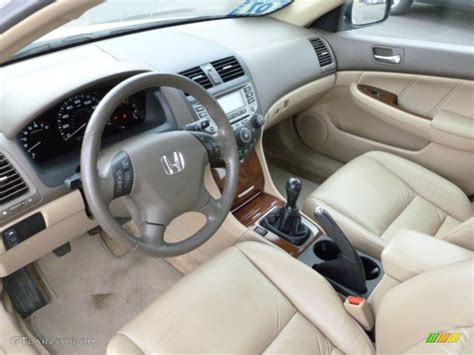 Ivory Interior 2007 Honda Accord Ex L Sedan Photo 60581888