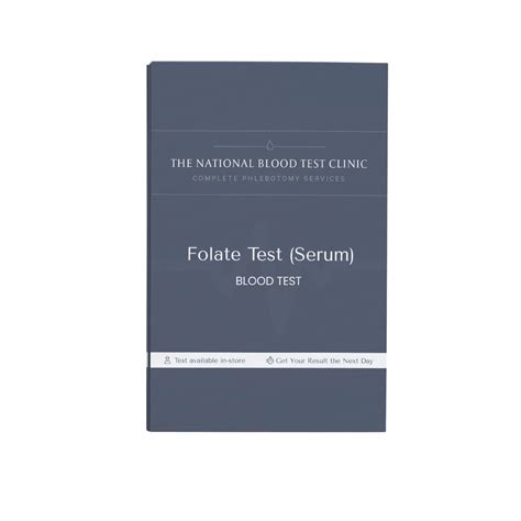 Folate Test Serum The National Blood Test Clinic