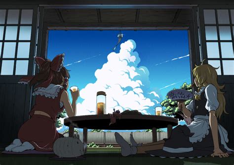 Inuno Rakugaki Hakurei Reimu Kirisame Marisa Sukuna Shinmyoumaru