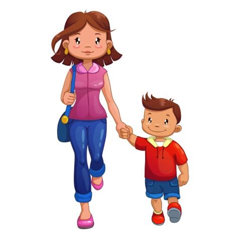 Mom And Son Vector Images Over 33 000