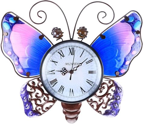 Mumtop Indoor Outdoor Clock Waterproof Wall Clock For Living Room Decor Exquisite Decoration