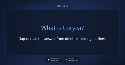 What Is Coryza