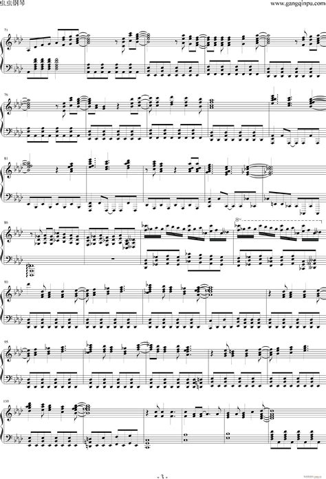 Let It Go 冰雪奇缘 歌谱简谱网