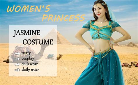 Misi Chao Belly Dance Princess Jasmine Costume Aladdin