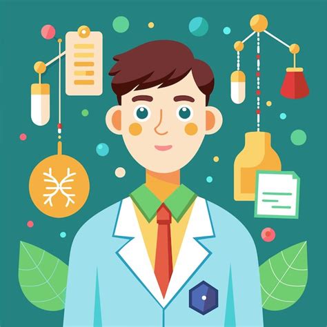 Flat Style Vector Geophysicist Character Illustration Premium Ai