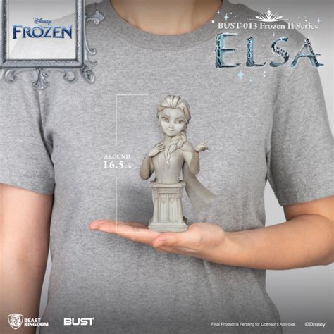 Beast Kingdom Disney Plaster Portrait Bust 013 Elsa Frozen