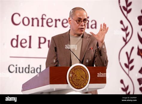Mexico City Mexico 21st Apr 2025 Head Of The Agency Of Digital
