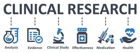 Clinical Research Icon Vector Illustration Clinical Research