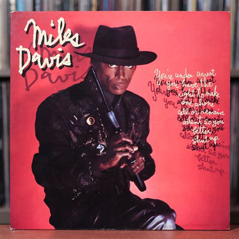 Miles Davis Youre Under Arrest 1985 Columbia Vg Ex