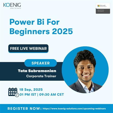 Powerbi Datavisualization Businessintelligence Koenigwebinars