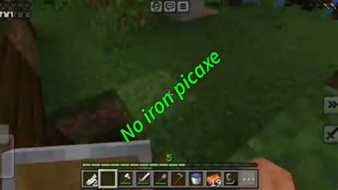I Throwed My Iron Picaxe Minecraft 4 Youtube