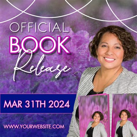 Book Launch Flyer Template Postermywall