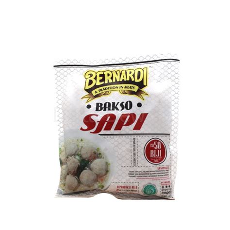 Bernardi Bakso Sapi Kecil 50 Biji Delta Dewata Online