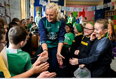 Sarah Lavin Scoil Ide Primary School Visit For Dare To Believe