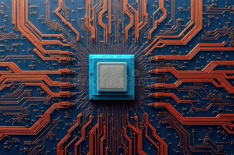 Exploring Complex Circuits Stock Illustration Illustration Of Visual 378259396