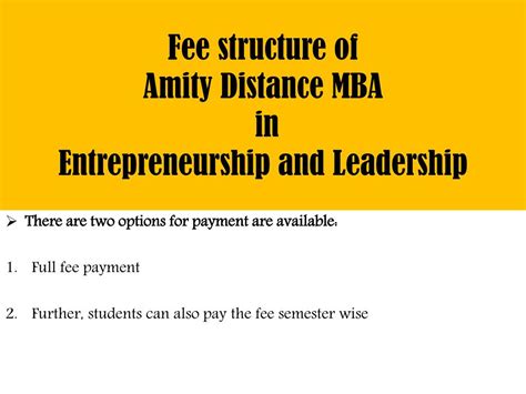 Ppt Amity Distance Mba In Entrepreneurship And Leadership Powerpoint