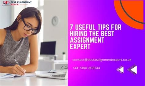 7 Useful Tips For Hiring The Best Assignment Expert