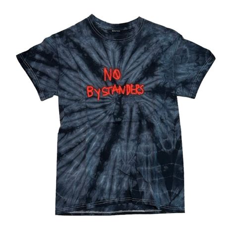 Travis Scott No Bystanders Tee Black Tie Dye Vdtx