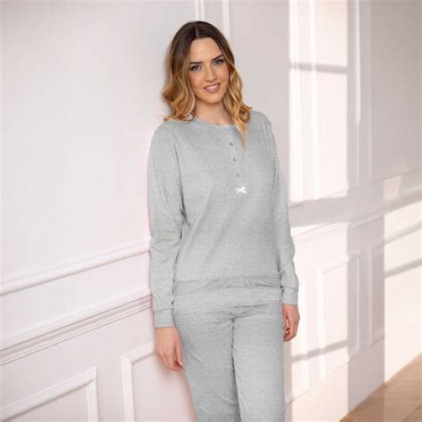 Pigiama Donna Scollo A Serfino Pizzo Irge Iri2463