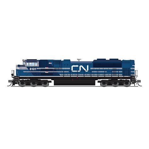 9965 Emd Sd70ace Cn 8102 Blue And White No Sound Dcc Ready N