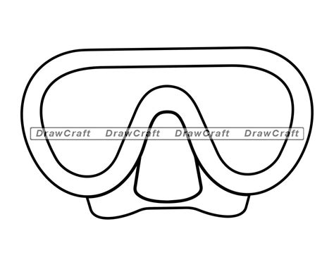 Scuba Mask Drawing How To Draw A Scuba Diver Kppt