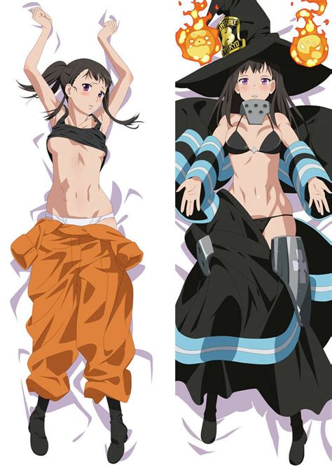 Maki Oze Fire Force Dakimakura Body Pillow Case Cover Anime Etsy