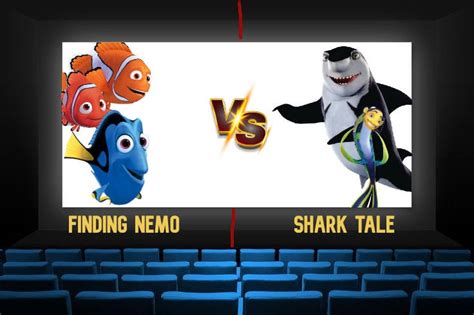 Finding Nemo Vs Shark Tale By Streamliner3000 On Deviantart