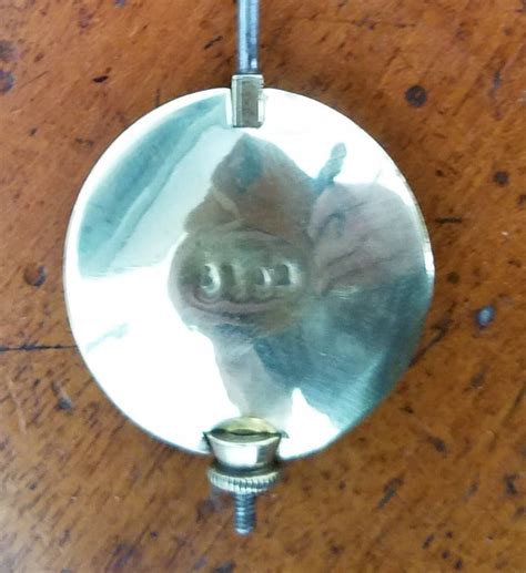 Antique Original Clock Pendulum Balance Clock Weight Mantel Etsy