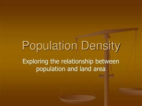 Ppt Population Density Powerpoint Presentation Free Download Id