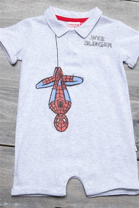 Enterizo Algodón Bebé Niño Spiderman