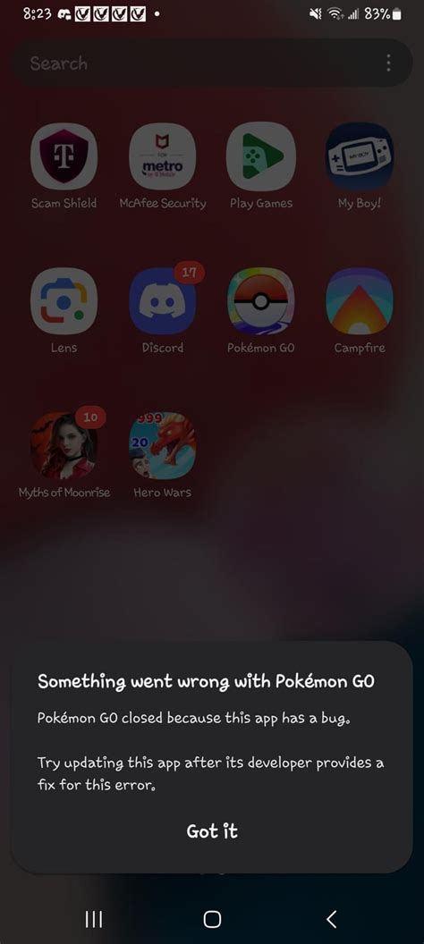 Bugs Have Reached Critical Mass Rpokemongo