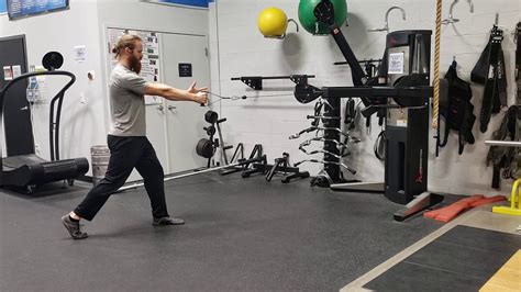 Split Stance Single Arm Cable Archer Row Youtube