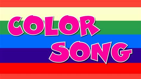 Colors Song Color Rhyme Youtube
