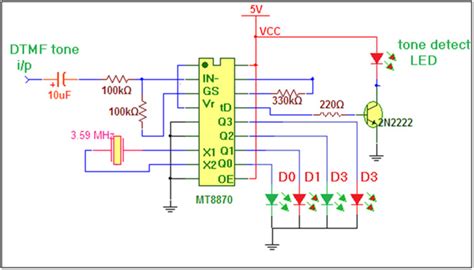 Diy Dtmf Tone Generator And Decoder Circuits