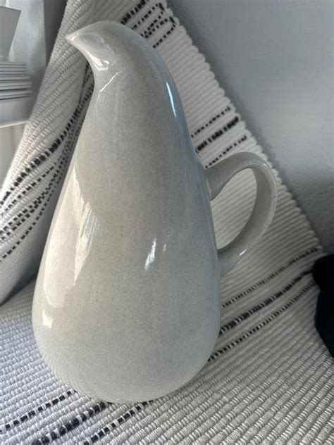 Vintage Russell Wright Grey Water Pitcher Etsy